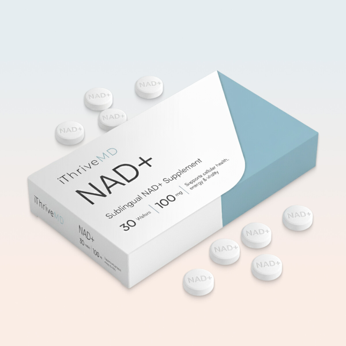 Sublingual NAD+ Wafers for Boosts Energy Levels Naturally | Dissolve ...